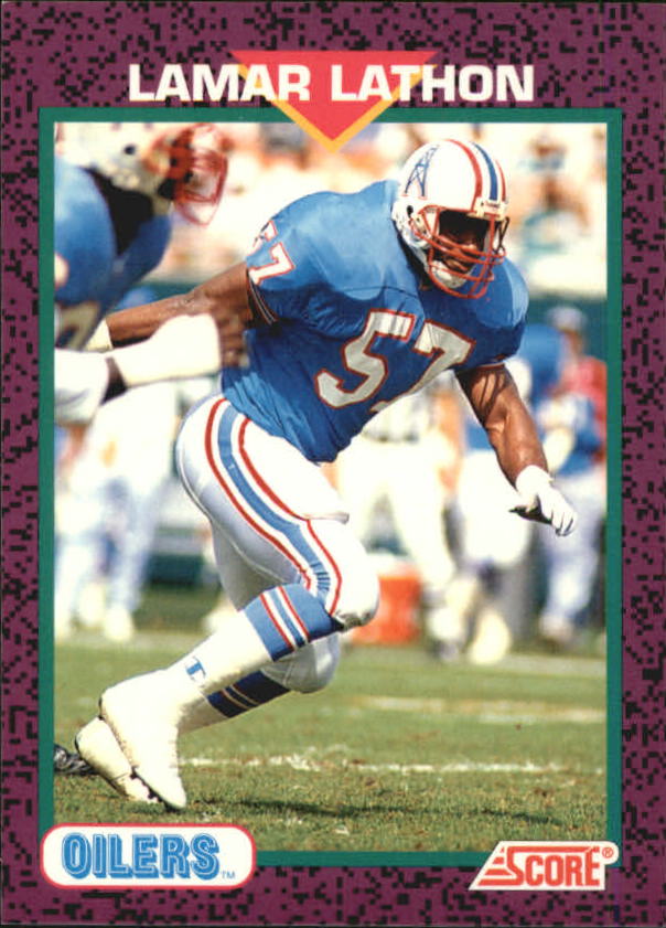 1992 Score Young Superstars #7 Lamar Lathon - NM-MT