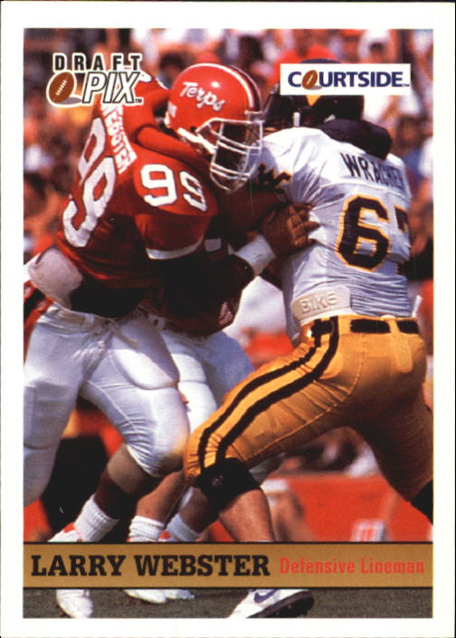 1992 Courtside #42 Larry Webster - NM-MT