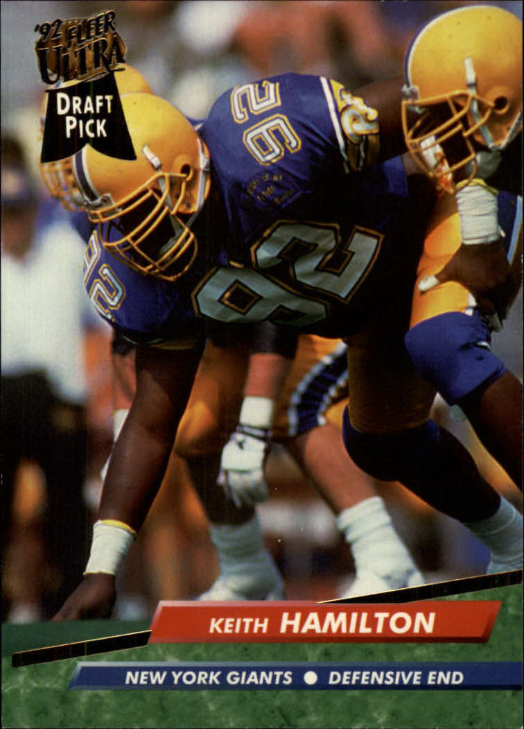 1992 Ultra #431 Keith Hamilton RC - NM-MT