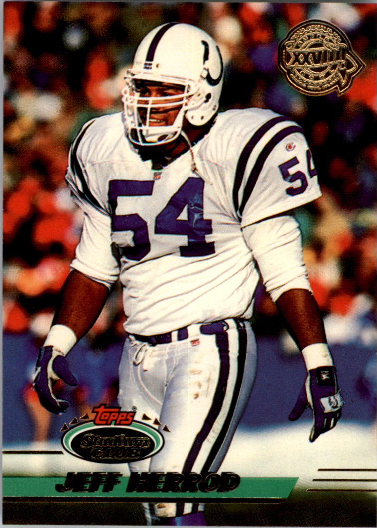 1993 Stadium Club Super Teams Super Bowl #67 Jeff Herrod - NM-MT