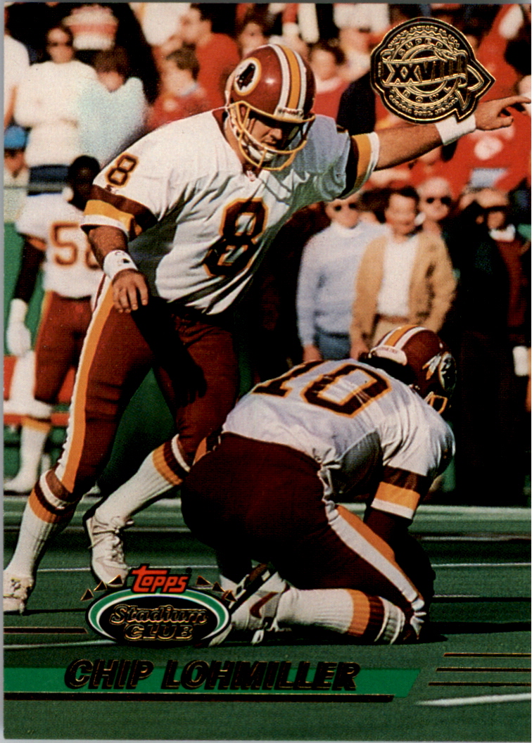 1993 Stadium Club Super Teams Super Bowl #233 Chip Lohmiller - NM-MT