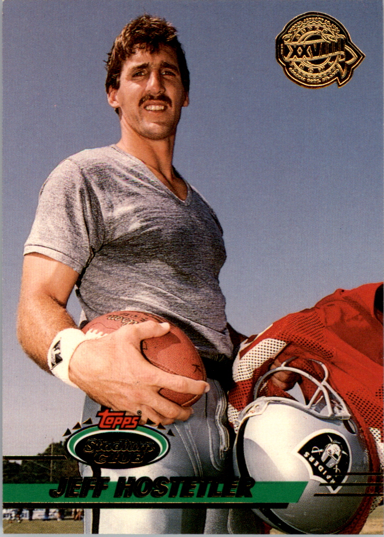1993 Stadium Club Super Teams Super Bowl #330 Jeff Hostetler - NM-MT