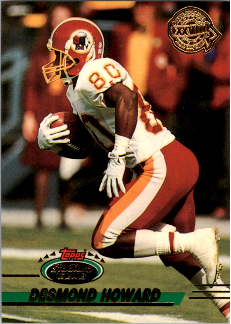 1993 Stadium Club Super Teams Super Bowl #392 Desmond Howard - NM-MT