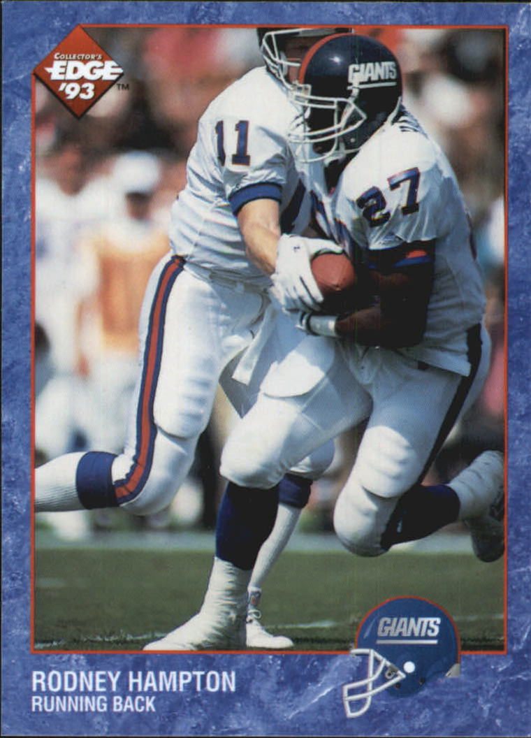 1993 Collector's Edge #150 Rodney Hampton - NM-MT