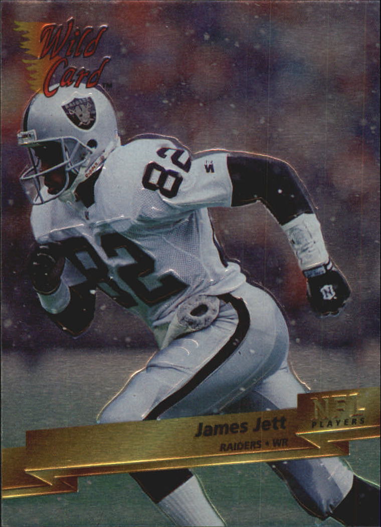 1993 Wild Card Superchrome #233 James Jett RC - NM-MT