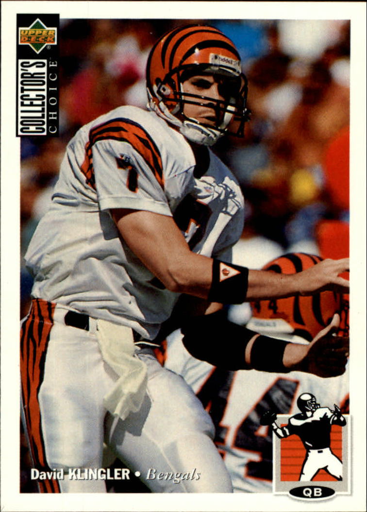 1994 Collector's Choice #362 David Klingler - NM-MT
