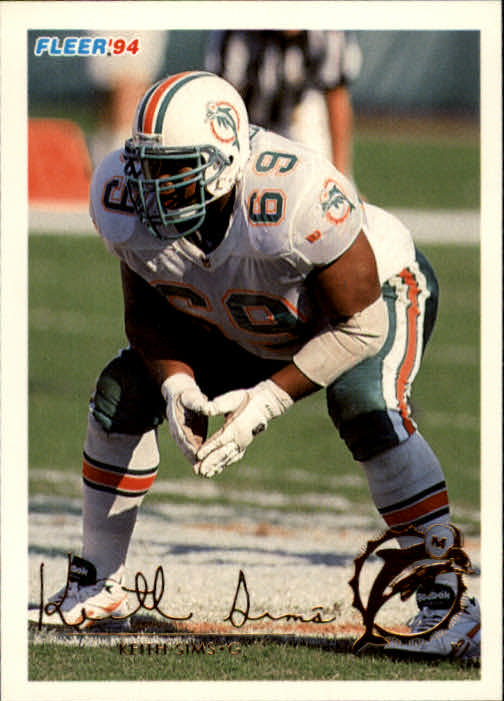 1994 Fleer #283 Keith Sims - NM-MT+