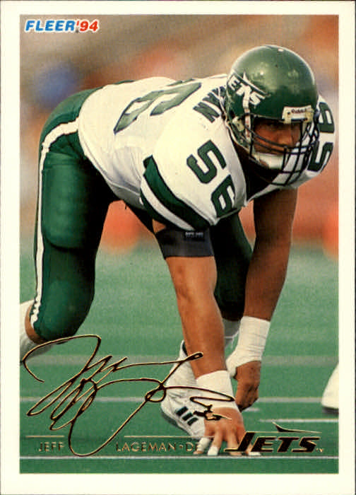 1994 Fleer #357 Jeff Lageman - NM-MT+