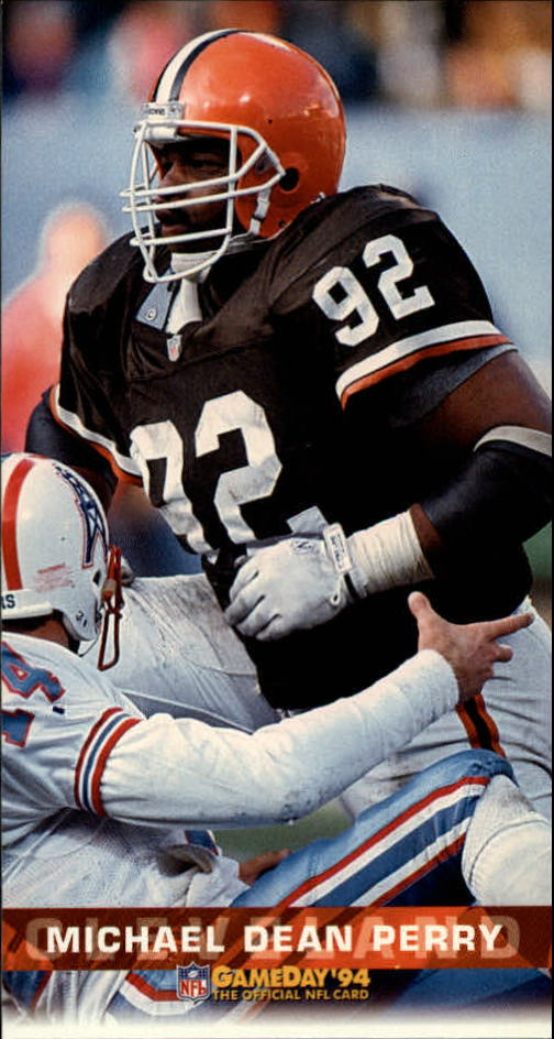 1994 GameDay #86 Michael Dean Perry - TALL CARDS (4&3/4 by 2&1/2 inch ...