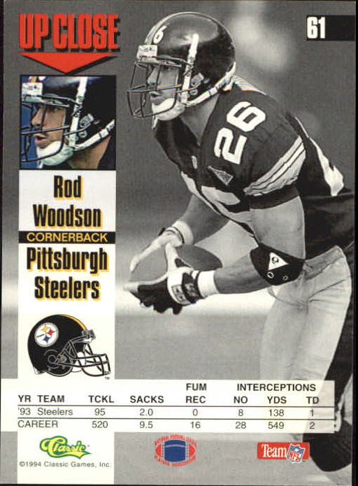 1994 Images #61 Rod Woodson - A8107 - NM-MT