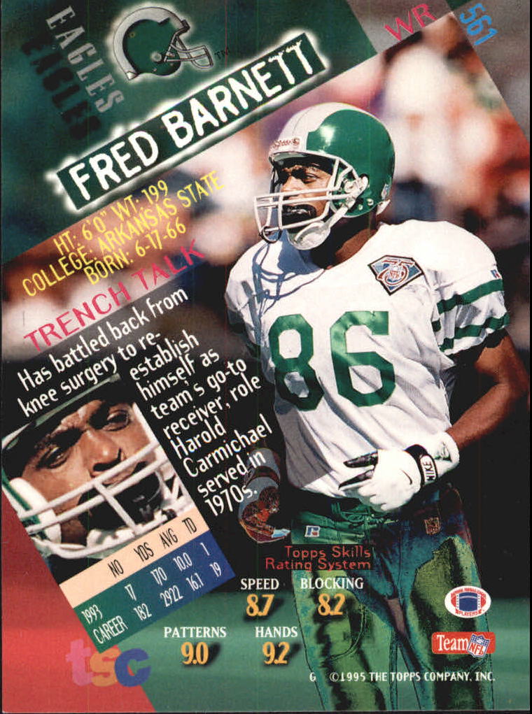 1994 Stadium Club First Day #561 Fred Barnett - NM-MT