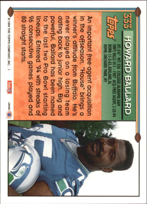 1994 Topps #333 Howard Ballard - NM-MT