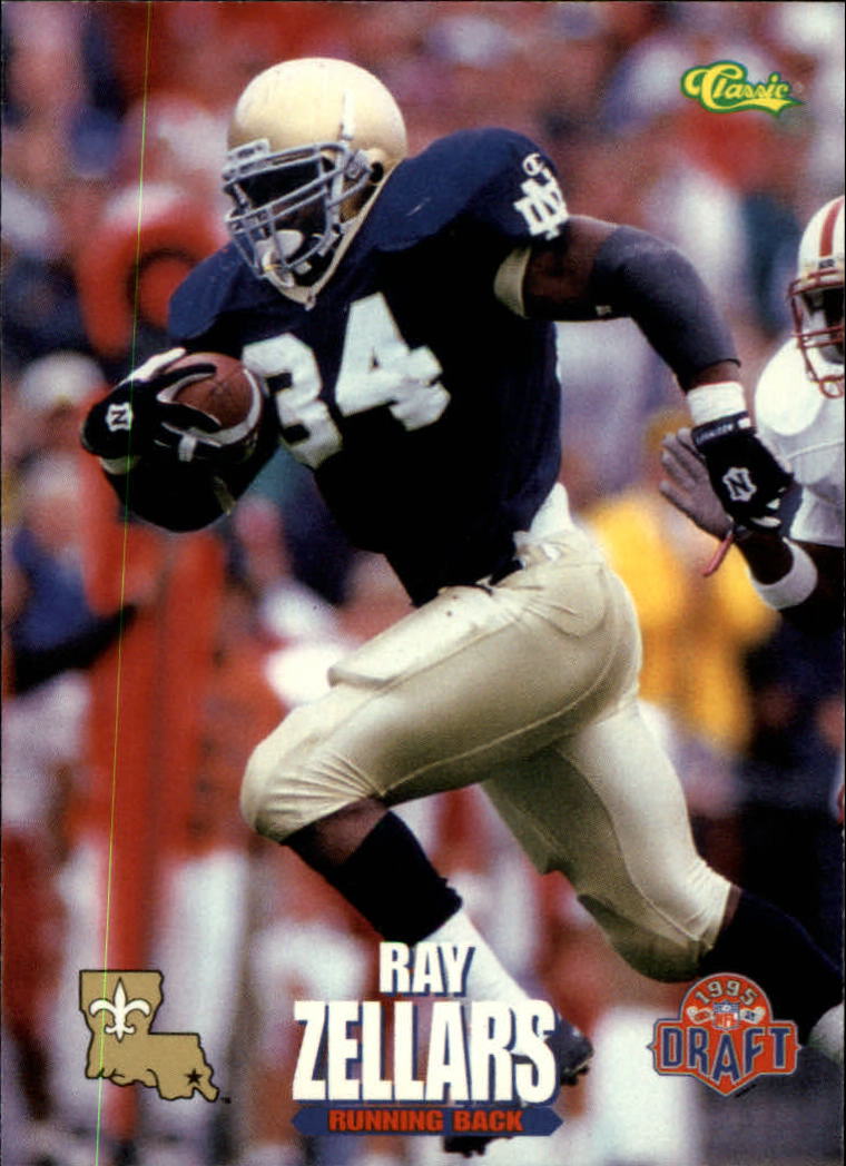 1995 Classic NFL Rookies #57 Ray Zellars - NM-MT