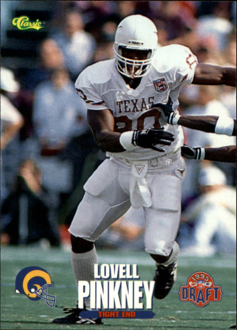 1995 Classic NFL Rookies #74 Lovell Pinkney - NM-MT