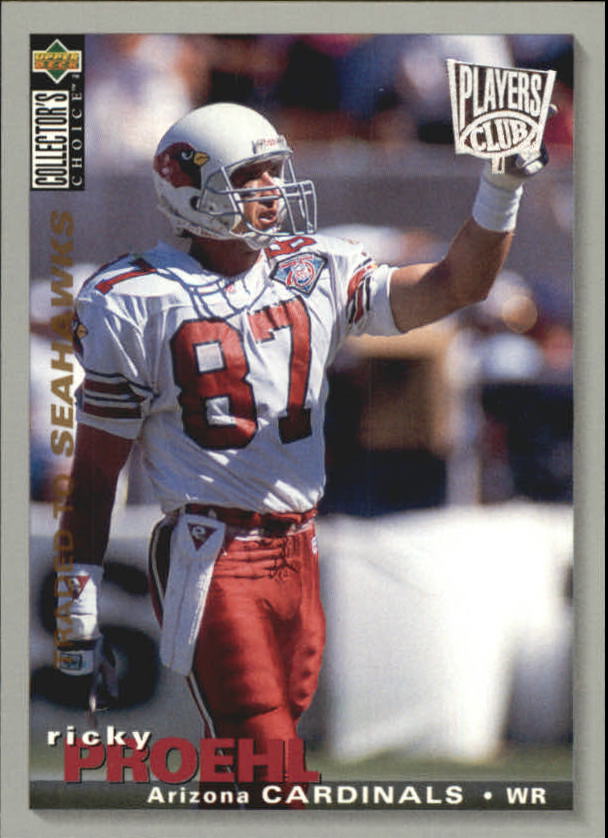 1995 Collector's Choice Player's Club #93 Ricky Proehl - NM-MT
