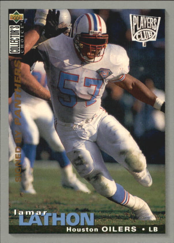 1995 Collector's Choice Player's Club #343 Lamar Lathon - NM-MT