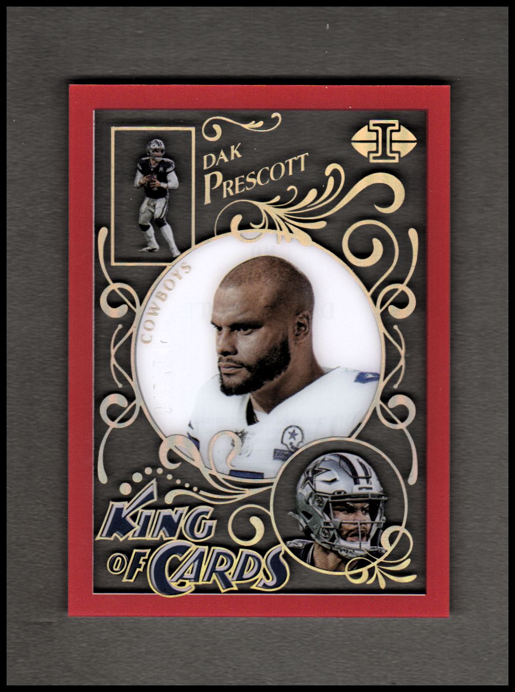 2021 Panini Illusions King of Cards Red #KC10 Dak Prescott - NM-MT