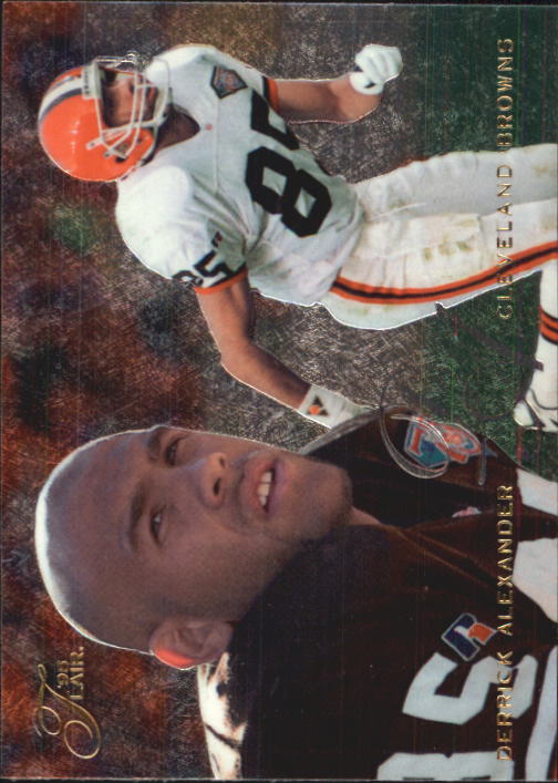 1995 Flair #44 Derrick Alexander WR - NM-MT - AU Sports Memorabilia Inc ...