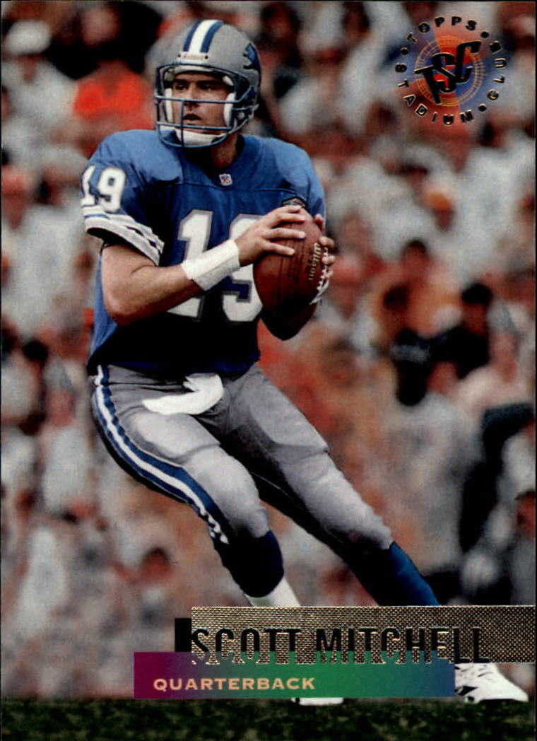 1995 Stadium Club #65 Scott Mitchell - Lions - MINT