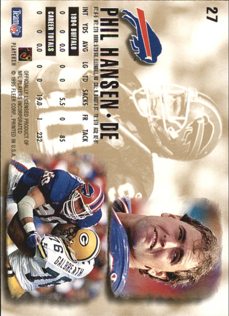 1995 Ultra #27 Phil Hansen - NM-MT