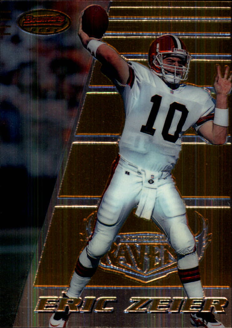 1996 Bowman's Best #102 Eric Zeier - NM-MT