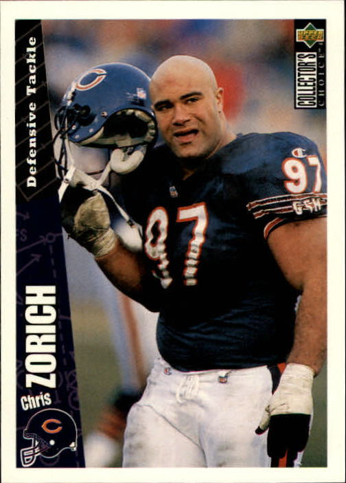 1996 Collector's Choice #292 Chris Zorich - NM-MT
