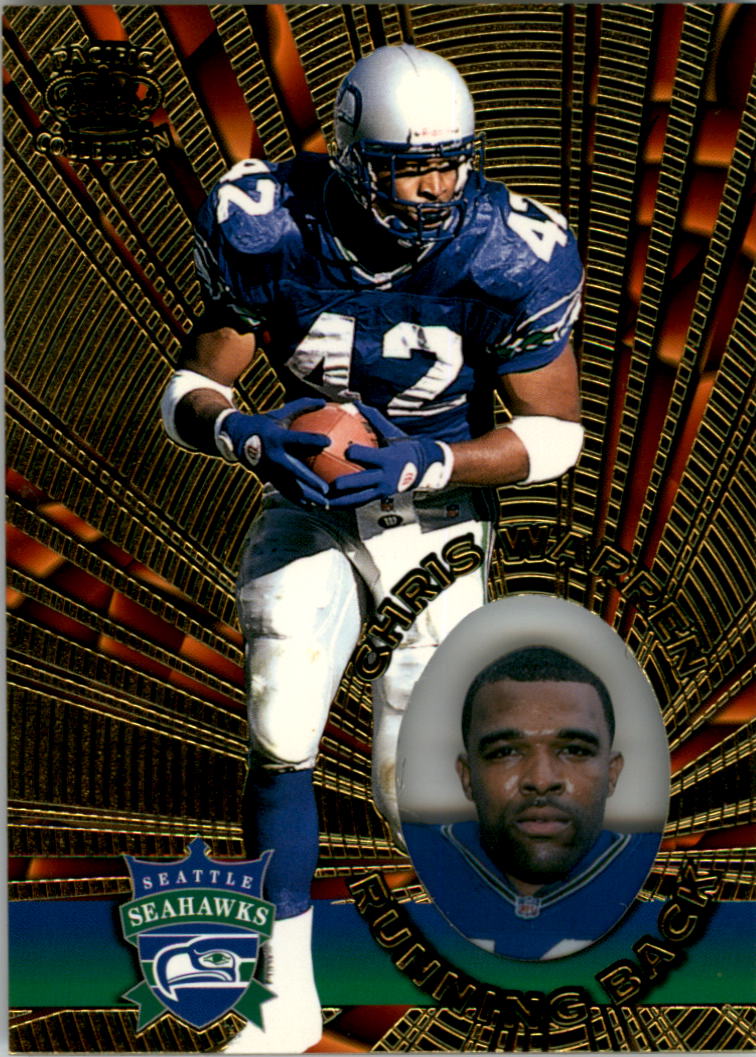 1996 Pacific Invincible #140 Chris Warren - A5809 - NM-MT