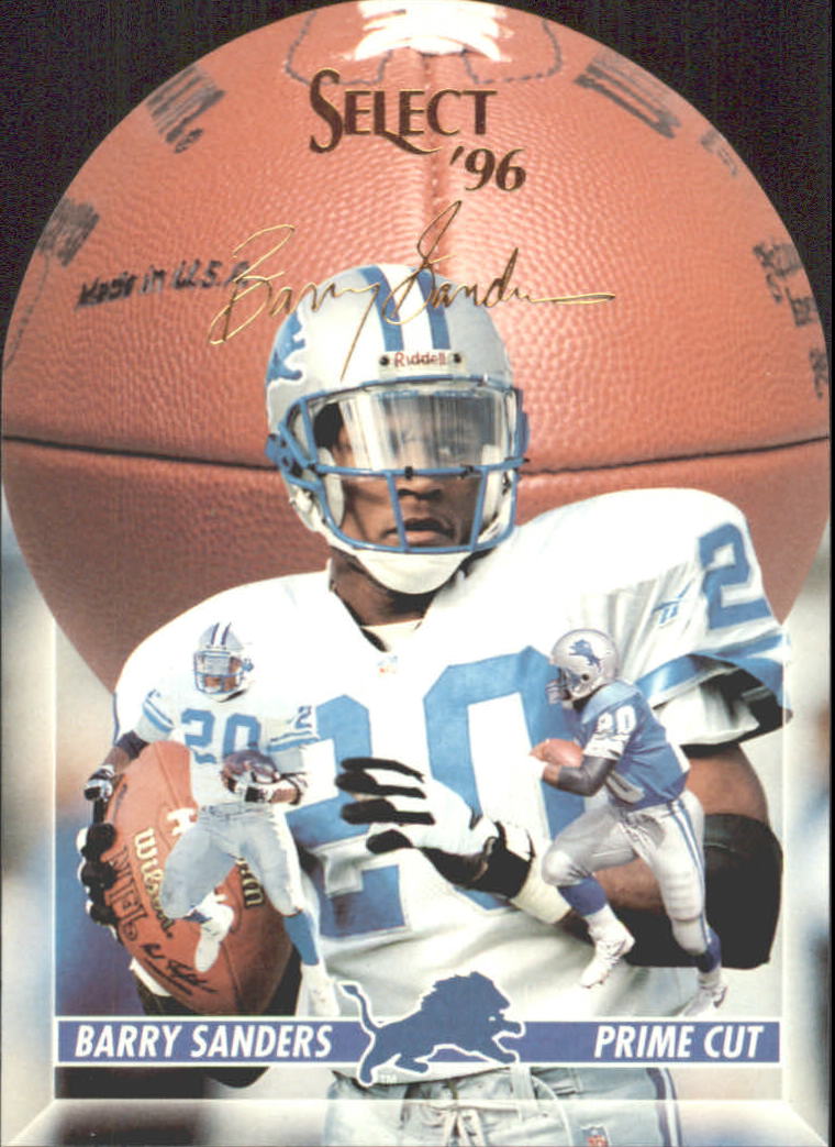 1996 Select Prime Cuts #9 Barry Sanders - NM-MT