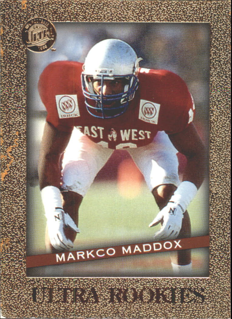 1996 Ultra Rookies #20 Markco Maddox - NM-MT