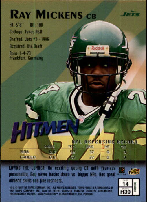 1997 Finest #14 Ray Mickens B - NM-MT