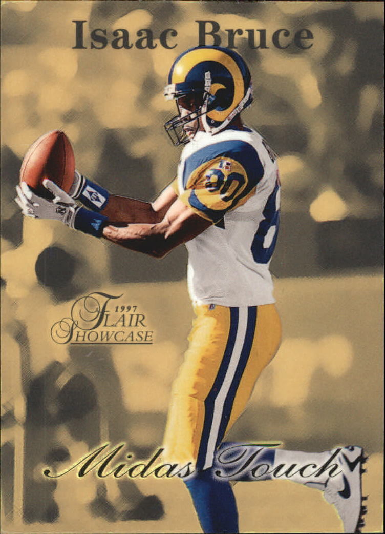 1997 Flair Showcase Midas Touch #MT12 Isaac Bruce - NM-MT - Jim & Steve ...