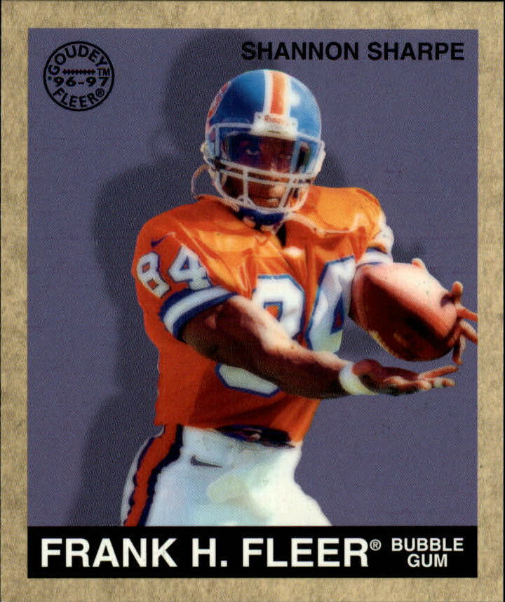 1997 Fleer Goudey #18 Shannon Sharpe - NM-MT - Wonder Water Sports ...