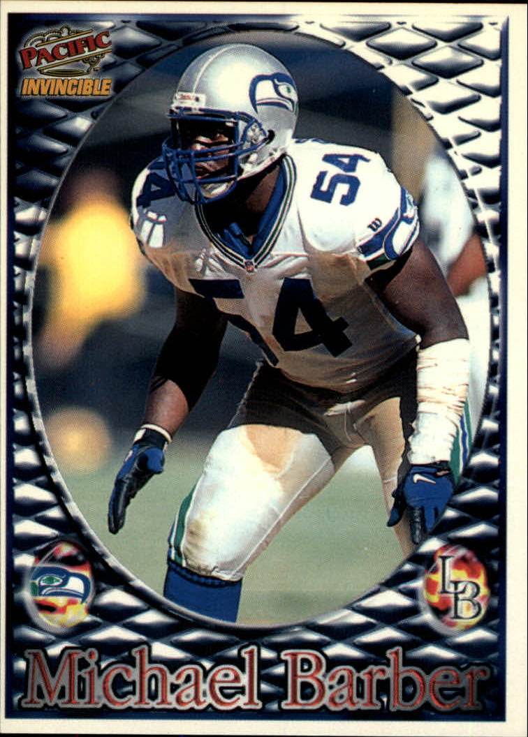1997 Pacific Invincible Smash Mouth #54 Michael Barber - NM-MT