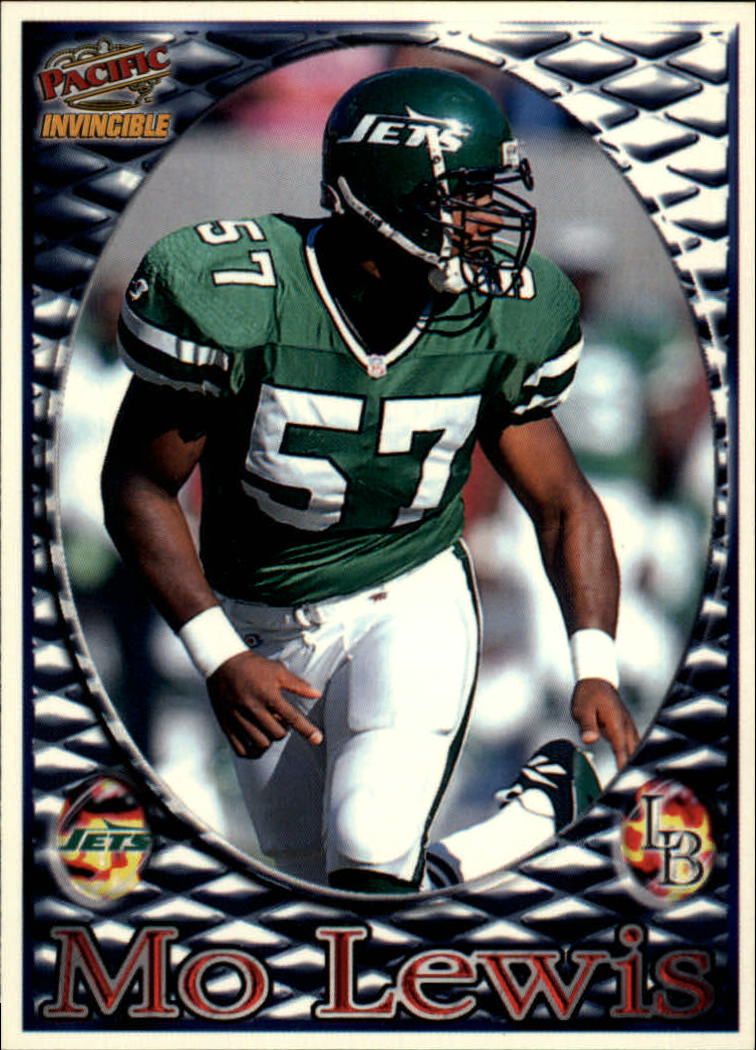 1997 Pacific Invincible Smash Mouth #57 Mo Lewis - NM-MT