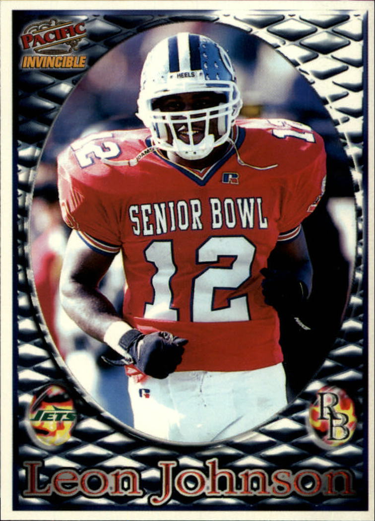 1997 Pacific Invincible Smash Mouth #92 Leon Johnson - NM-MT - The ...