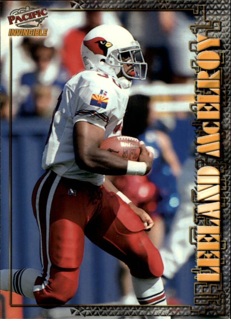 1997 Pacific Invincible Smash Mouth X-tra #38 Leeland McElroy - NM-MT