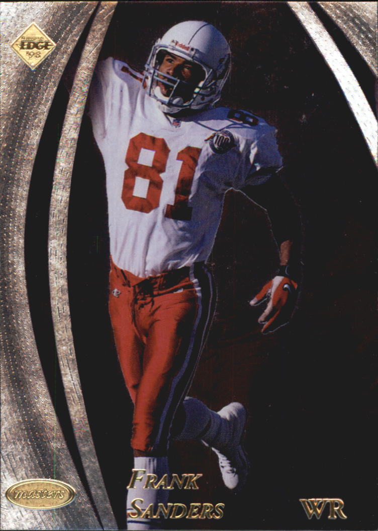 1998 Collector's Edge Masters #5 Frank Sanders - NM-MT