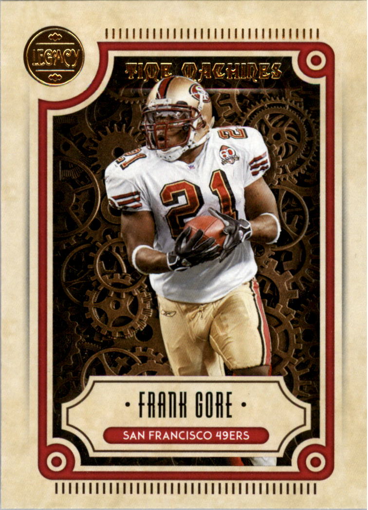 2022 Panini Legacy Time Machines #27 Frank Gore - NM-MT