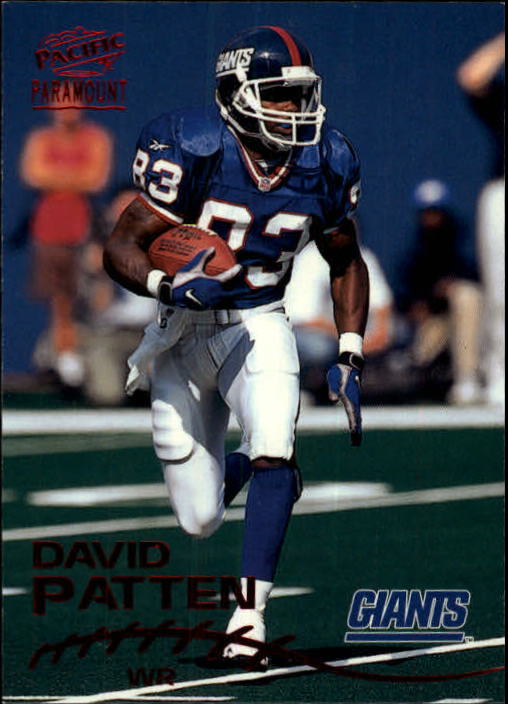 1998 Paramount Red #155 David Patten - NM-MT - The Stadium | Beckett ...