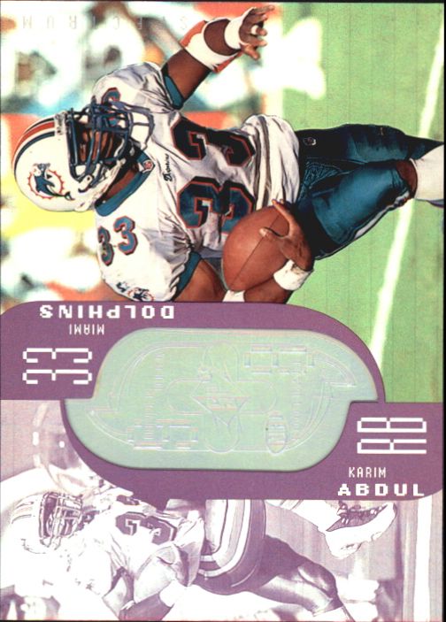 1998 SPx Finite Spectrum #46 Karim Abdul-Jabbar - NM-MT