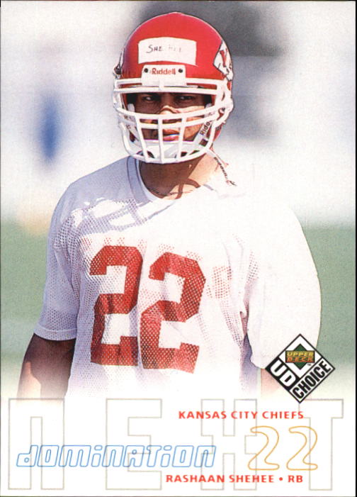 1998 UD Choice #282 Rashaan Shehee DN RC - NM-MT