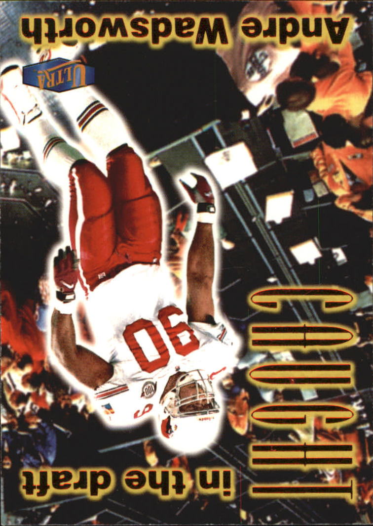 1998 Ultra Caught in the Draft #1 Andre Wadsworth - NM-MT