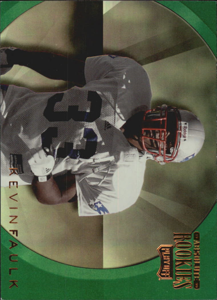 1999 Absolute EXP Rookies Inserts #AR14 Kevin Faulk - NM-MT - The ...