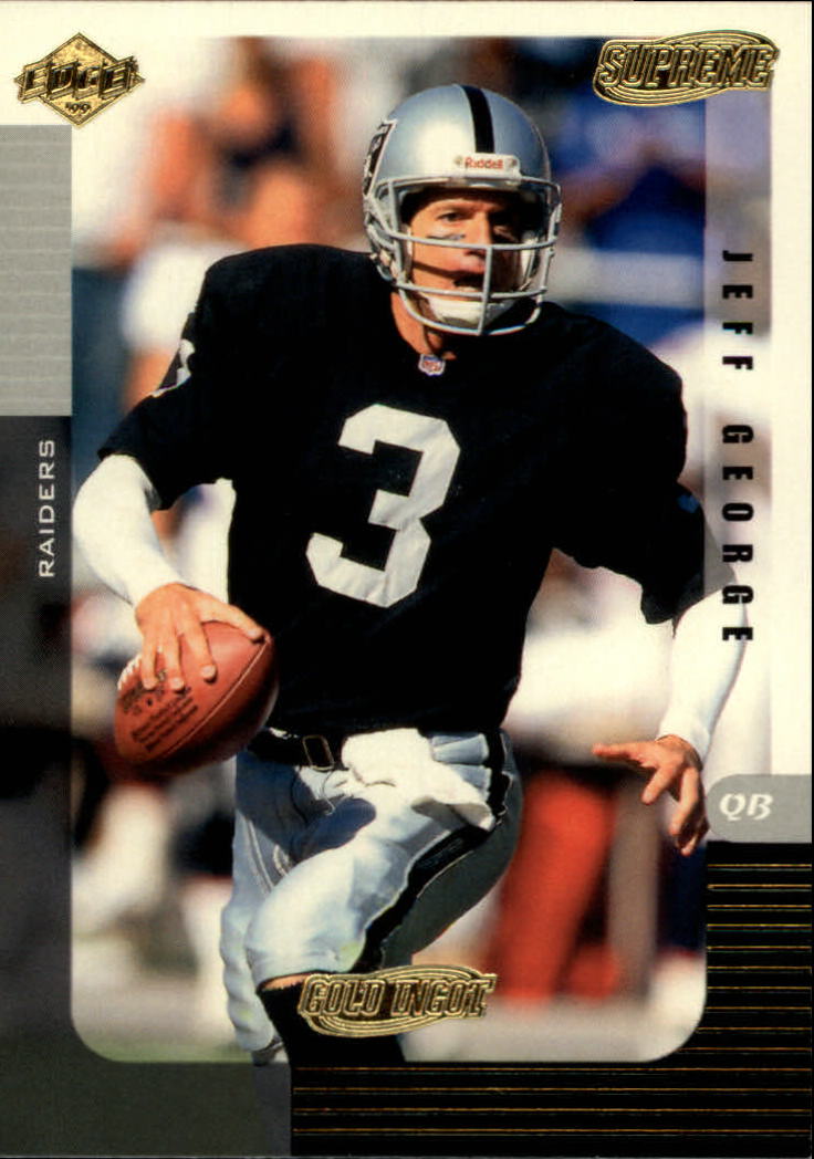 1999 Collector's Edge Supreme Gold Ingot #91 Jeff George - NM-MT