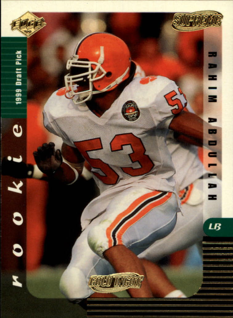 1999 Collector's Edge Supreme Gold Ingot #131 Rahim Abdullah ...
