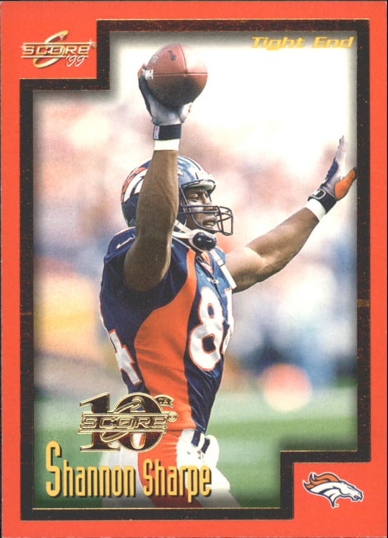 1999 Score Showcase #187 Shannon Sharpe - /1989 - NM-MT