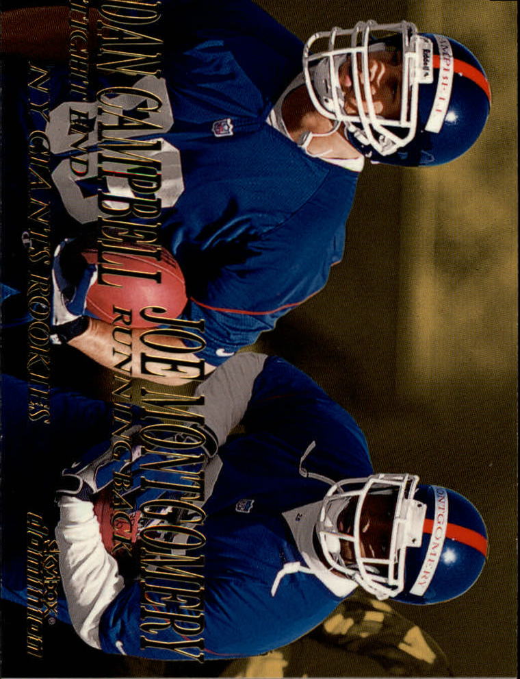 1999 SkyBox Dominion #230 Joe Montgomery RC/Dan Campbell RC - NM-MT