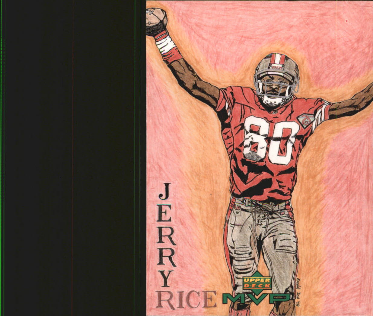1999 Upper Deck MVP Draw Your Own Card #W27 Jerry Rice - NM-MT