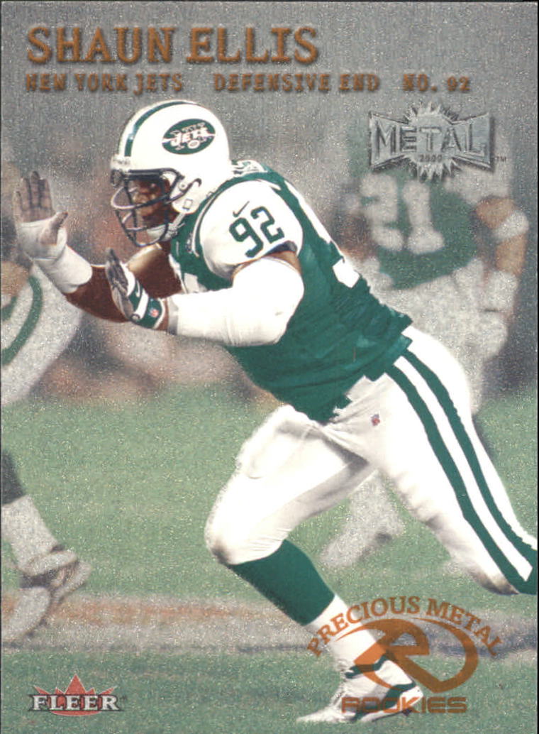 2000 Metal #222 Shaun Ellis RC - ROOKIE - NM-MT