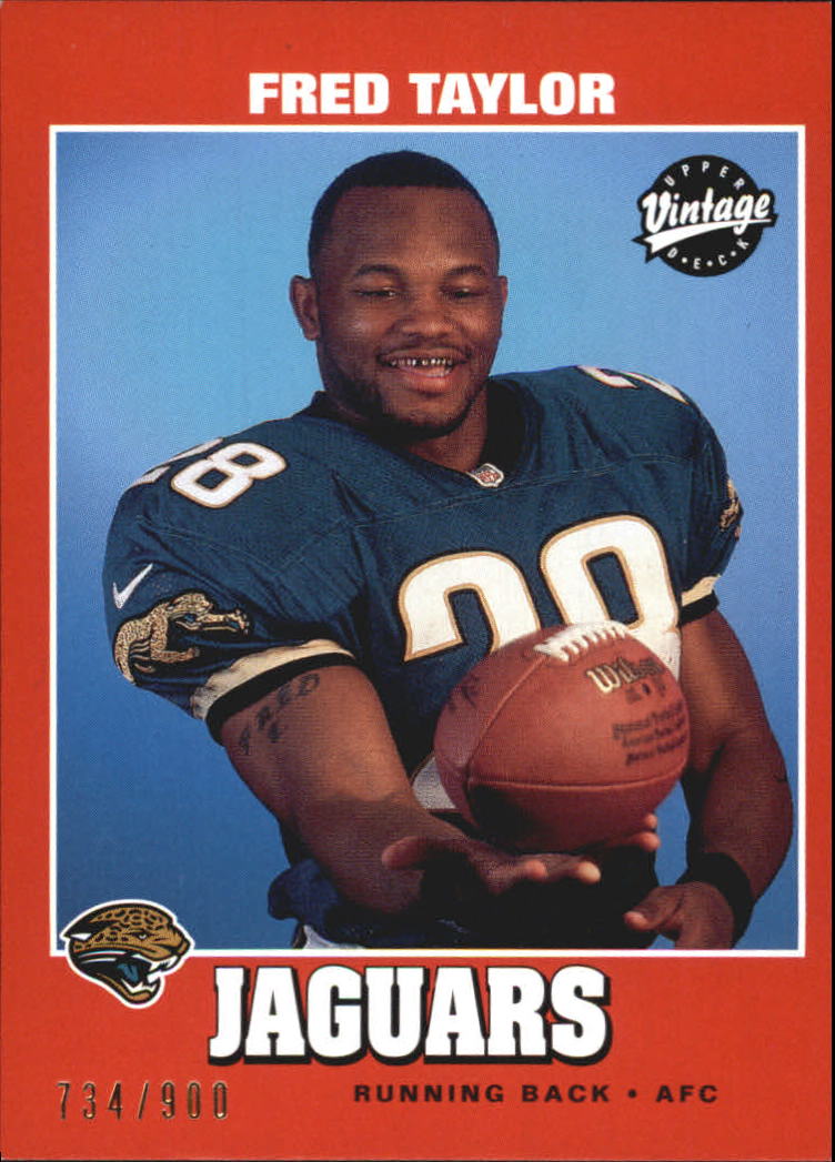 2000 Upper Deck Vintage Previews #62 Fred Taylor - NM-MT - Card Shack ...